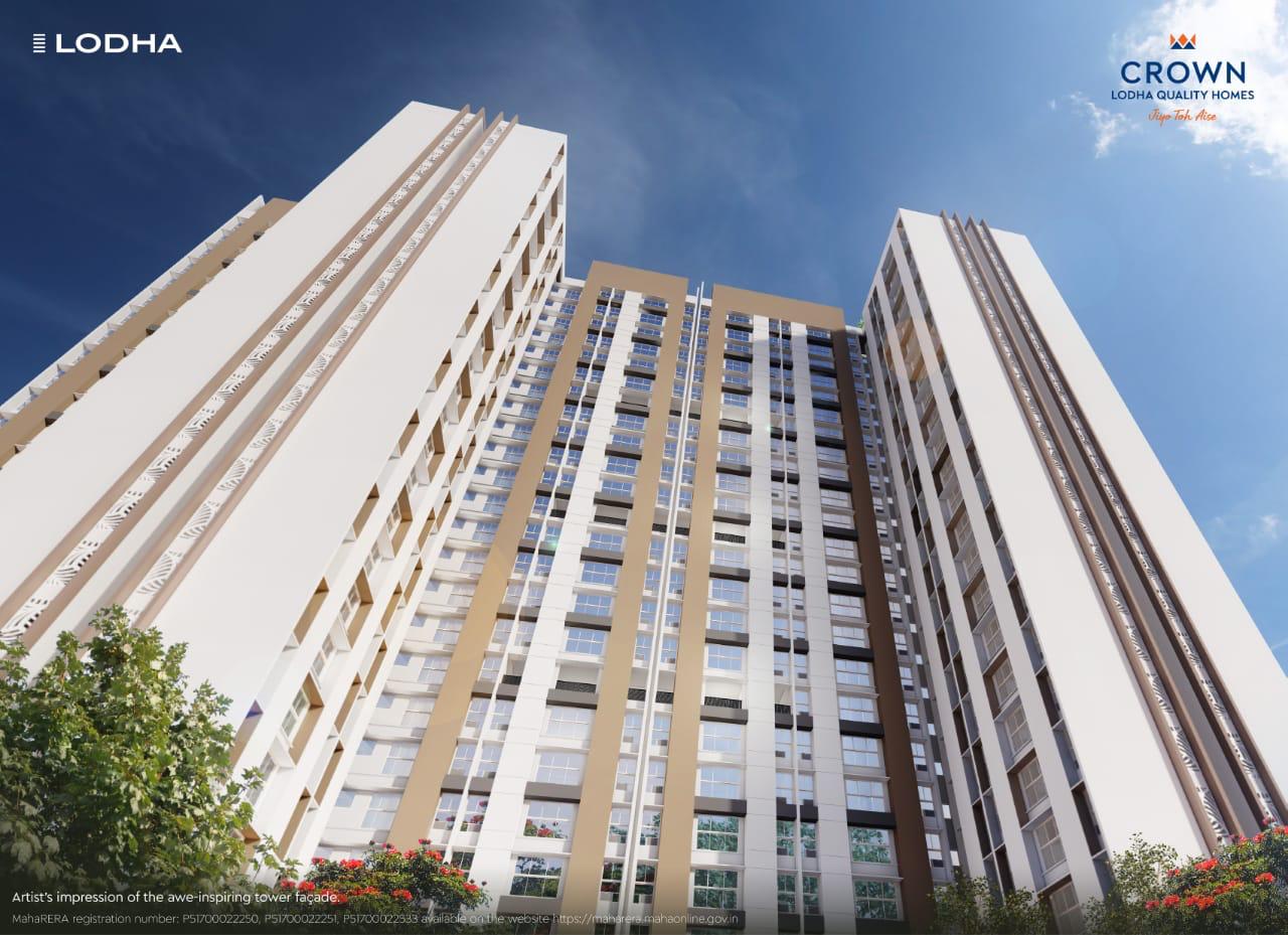 Lodha Crown Majiwada Thane- 1 & 2 BHK flat at ₹ 57L