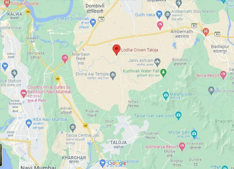 Lodha Crown Taloja -1 & 2BHK flat at ₹ 30 Lakhs*